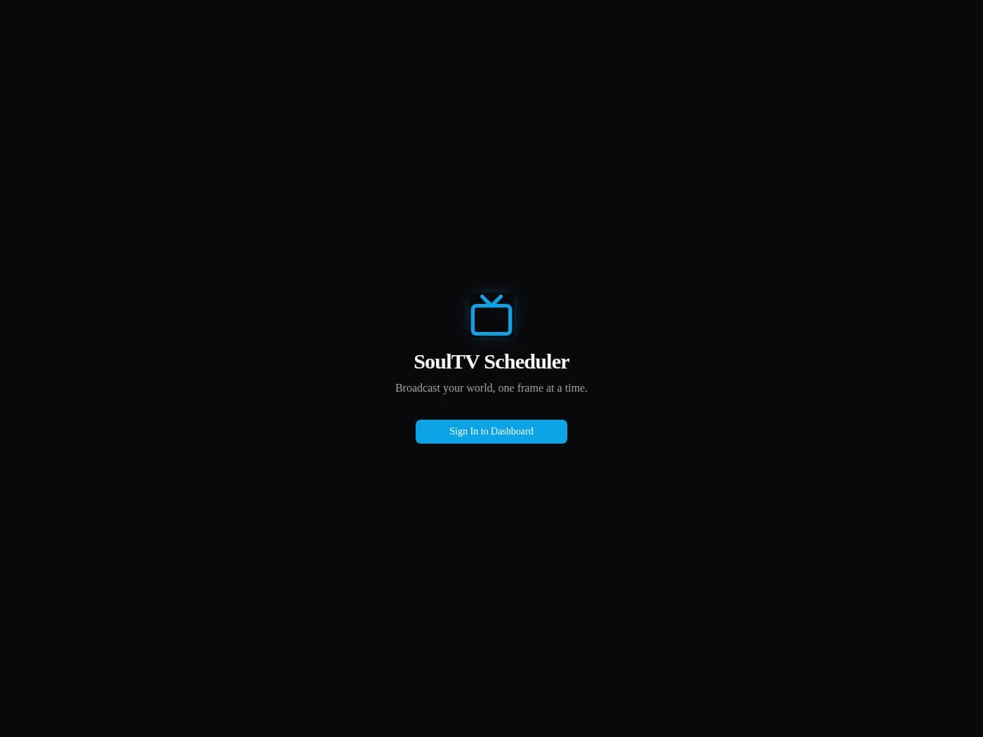 SoulTV Scheduler