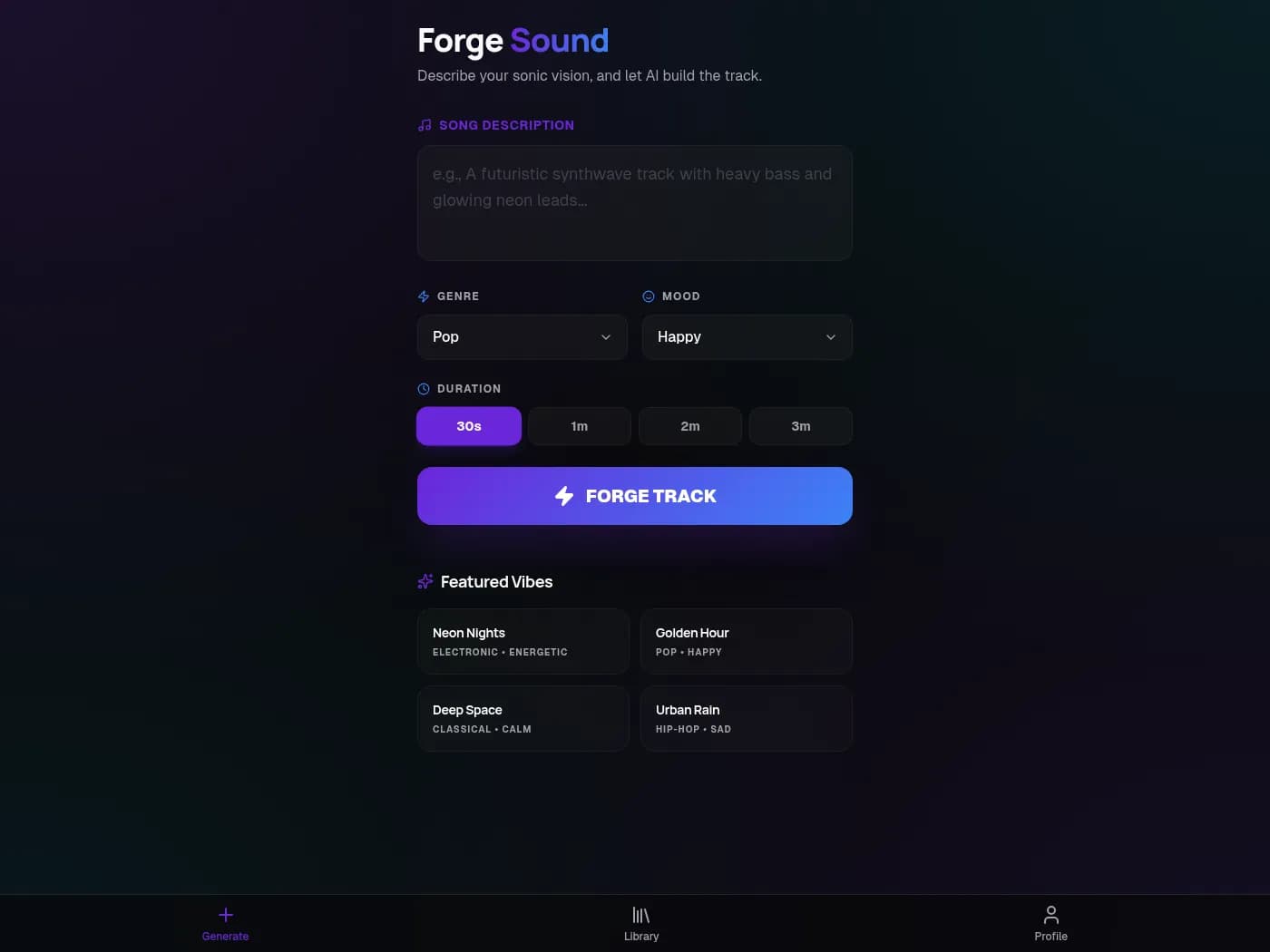 SoundForge AI