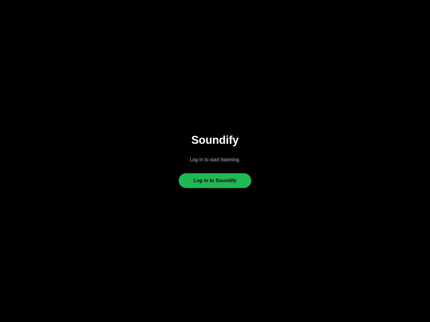 Soundify Web Player
