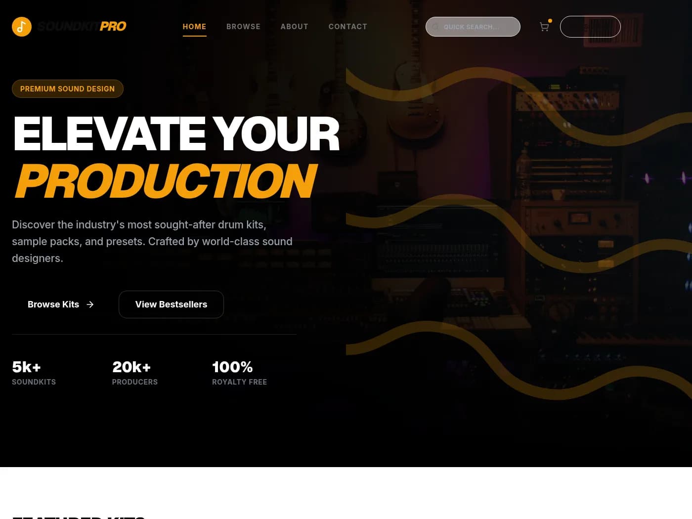 SoundKit Pro Website