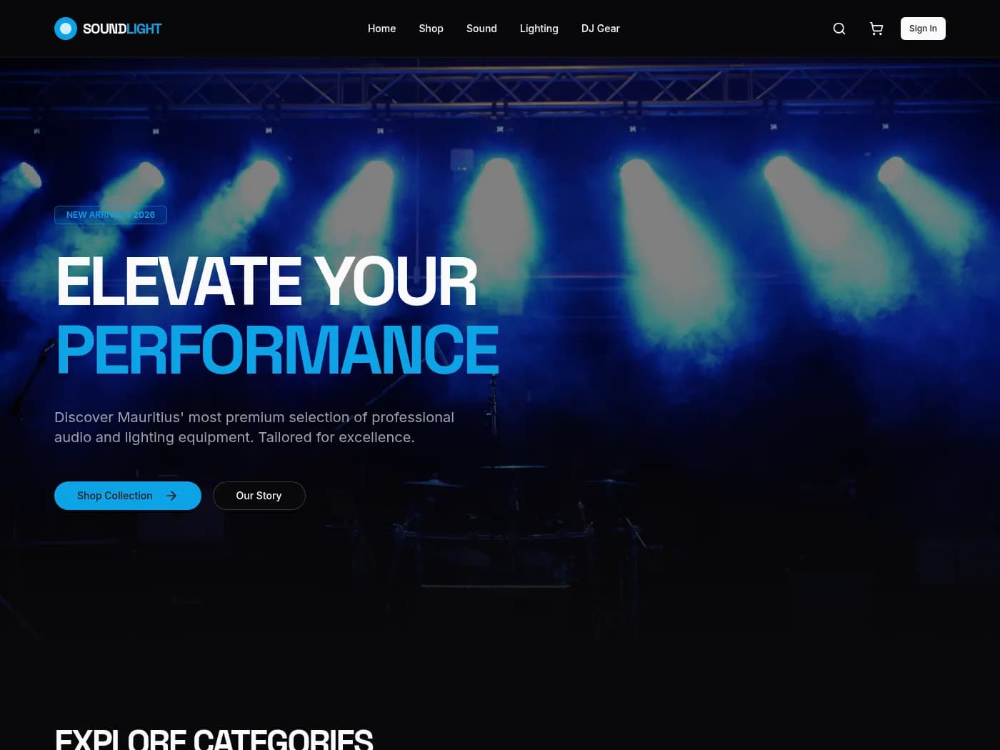 SoundLight Shop Online Mauritius Mauritius