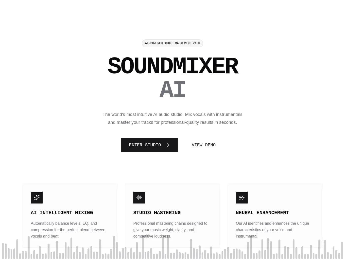 SoundMixer AI Studio