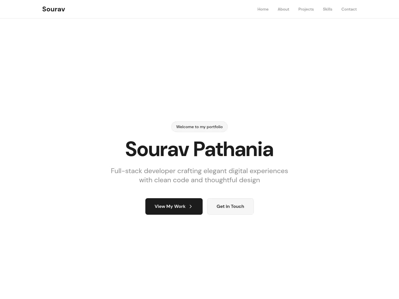 Sourav Portfolio