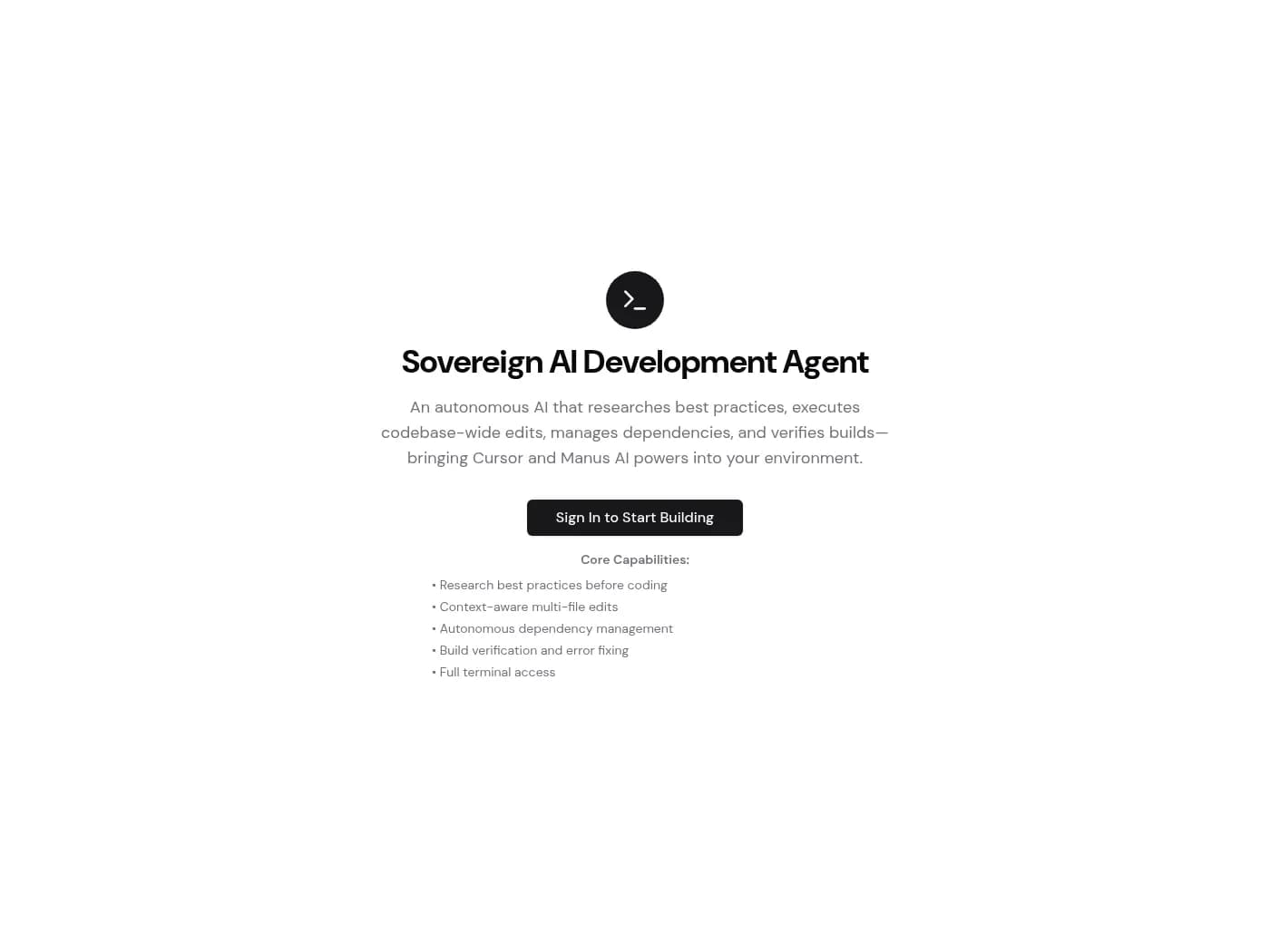 Sovereign AI Dev Agent