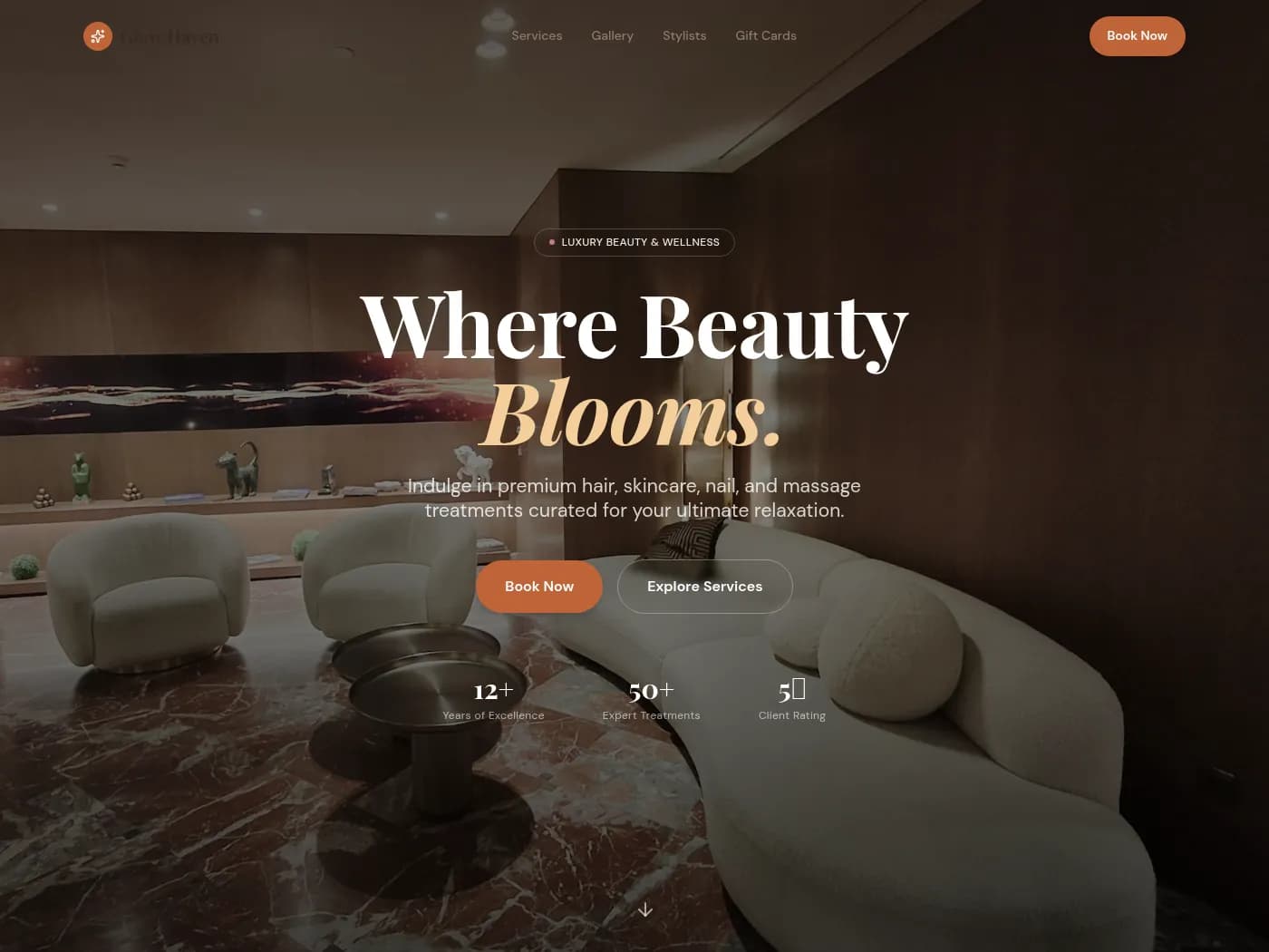 Glow Haven Spa Site