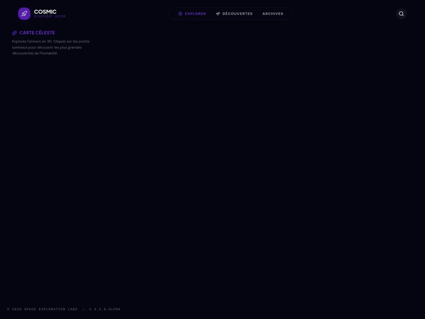 Cosmic Discovery Guide
