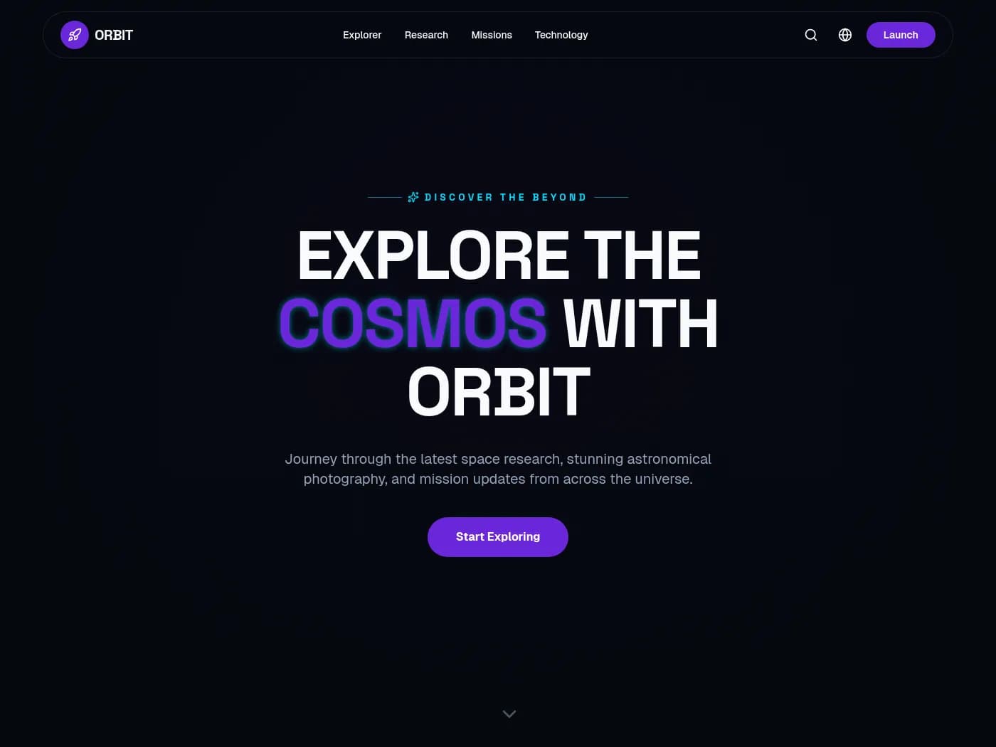 Space Explorer UI