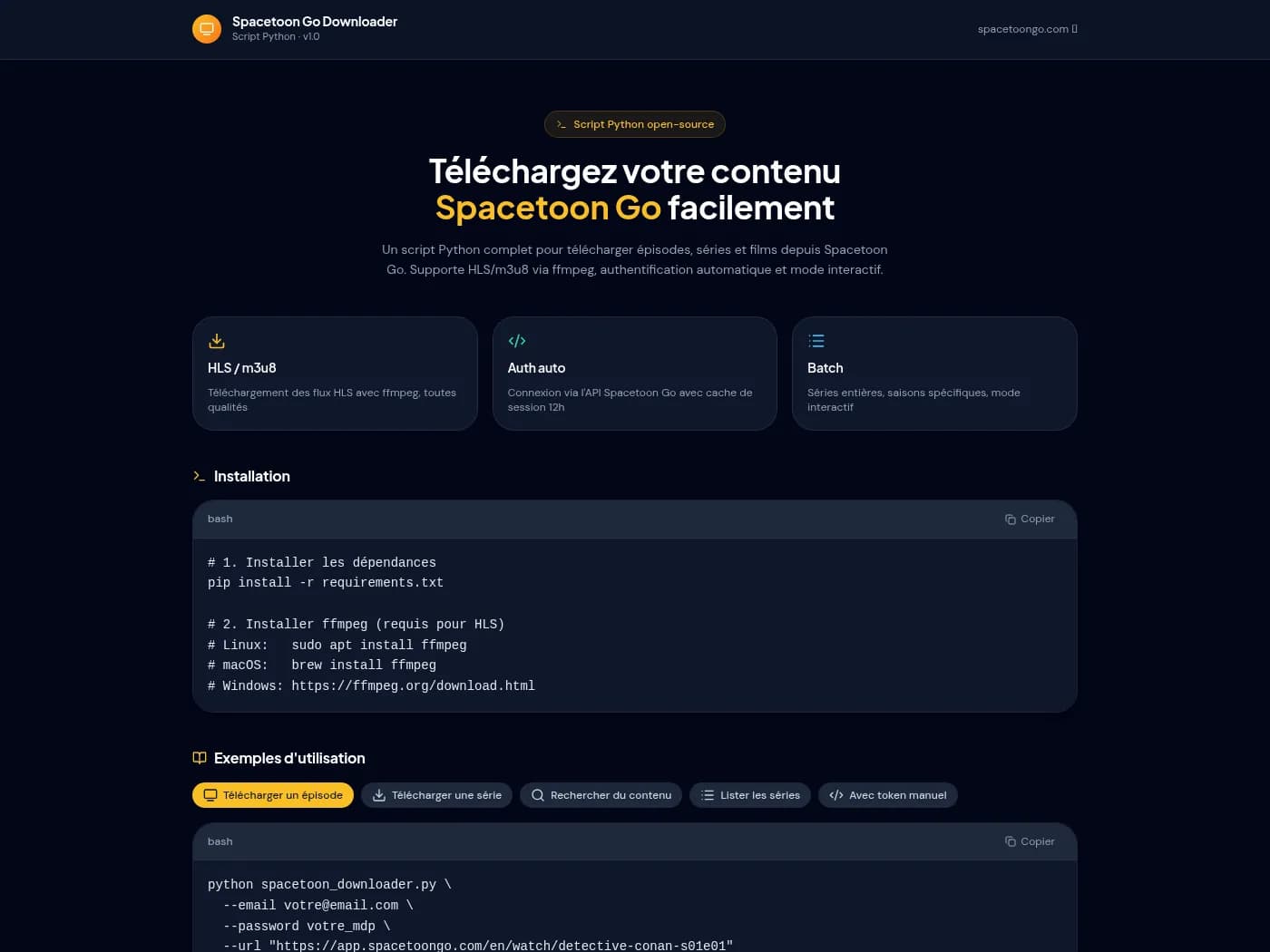 Spacetoon Downloader