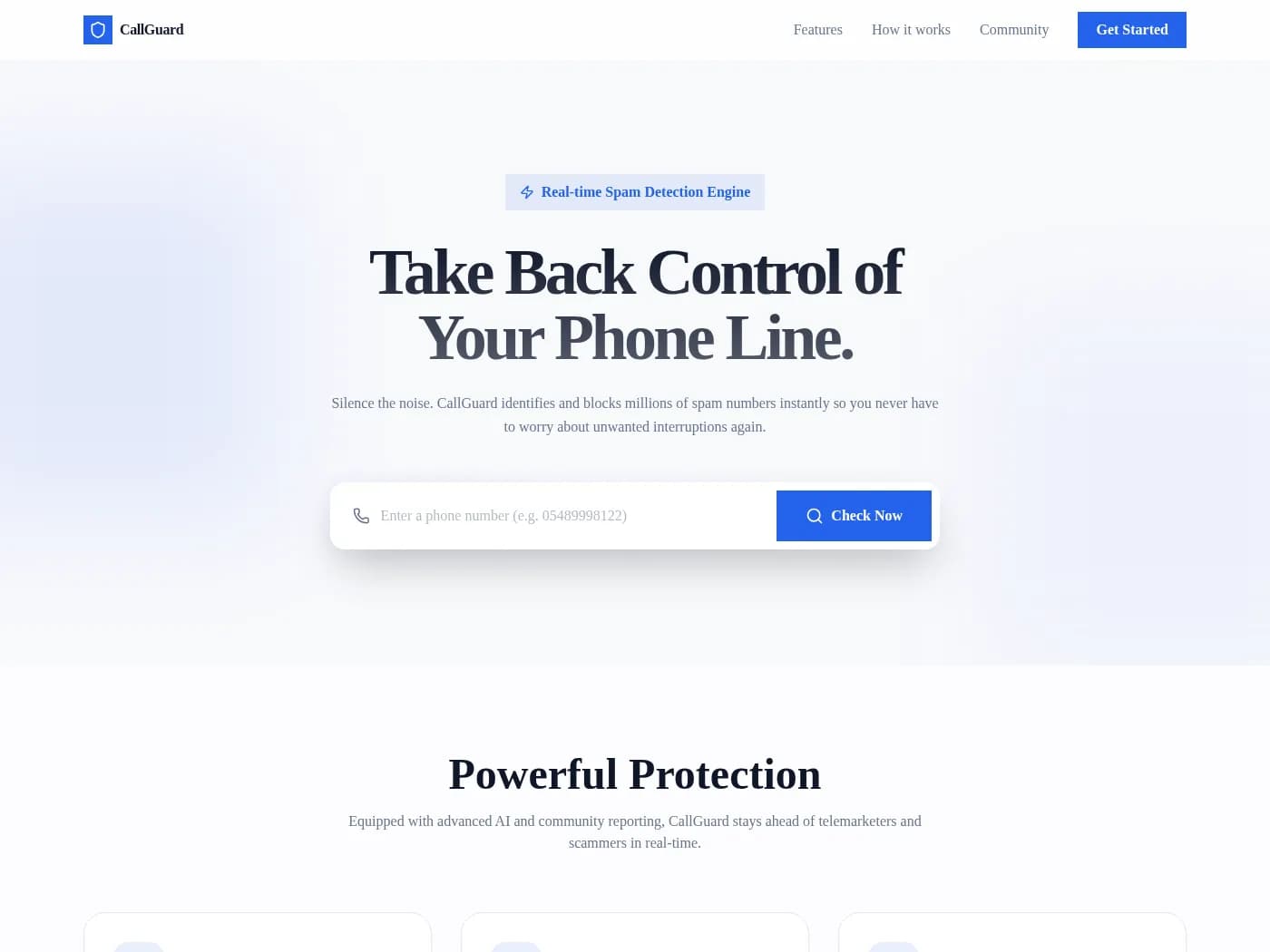 Spam Call Notifier