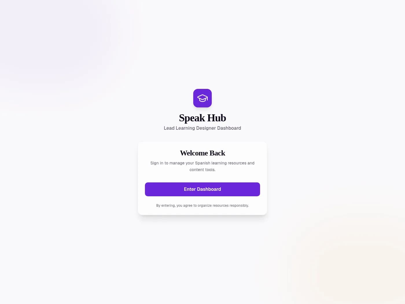 Spanish Resource Dashboard