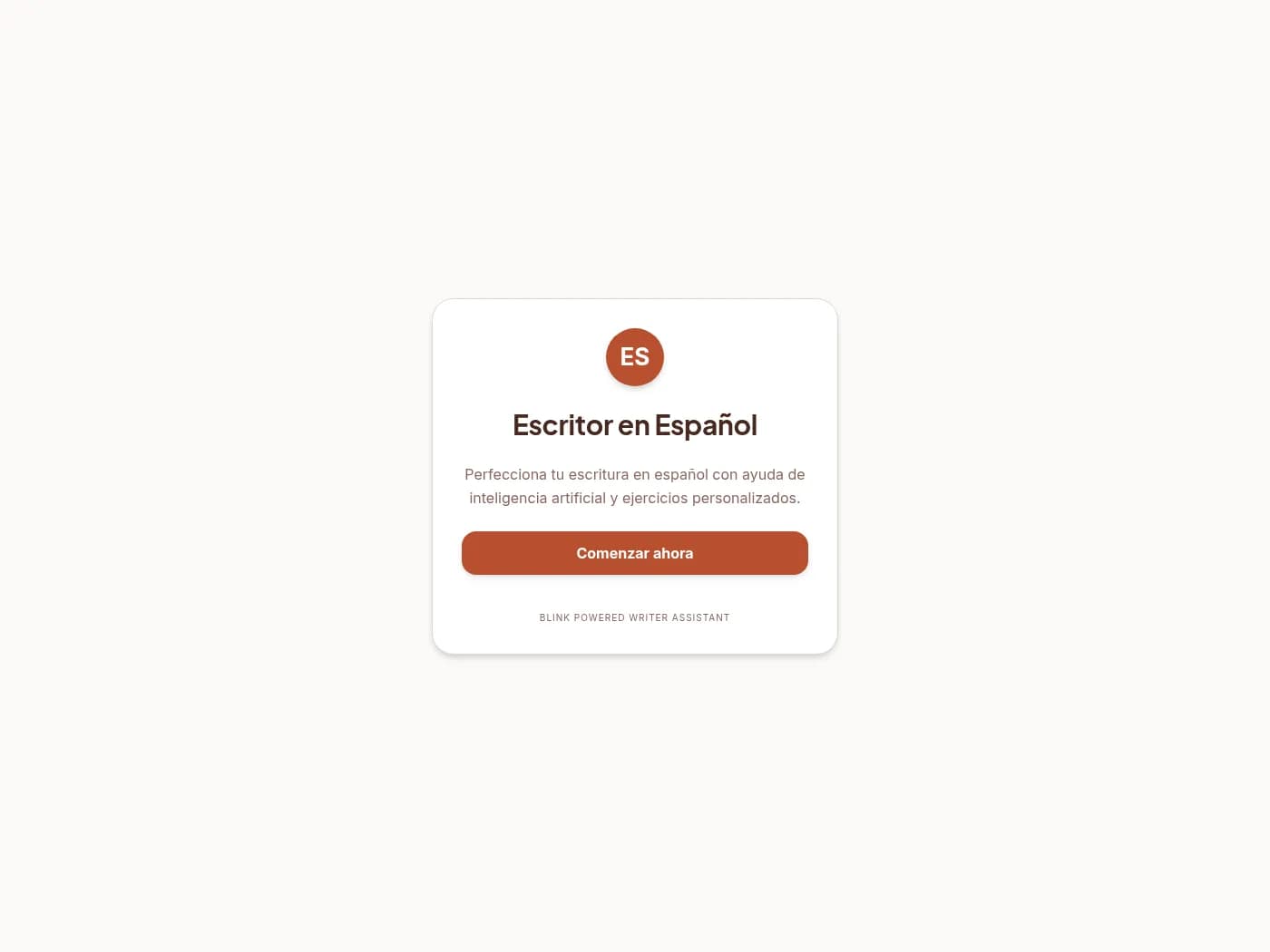 Spanish Writer