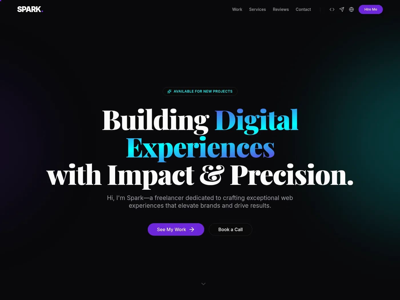 Freelancer Spark Portfolio