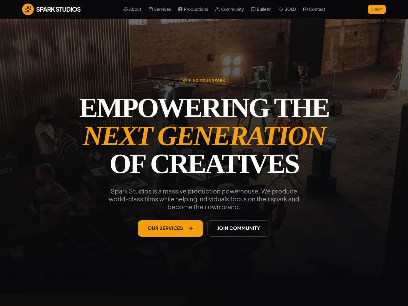 Spark Studios Portal