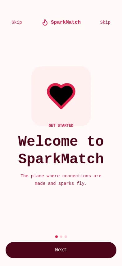 SparkMatch Dating App