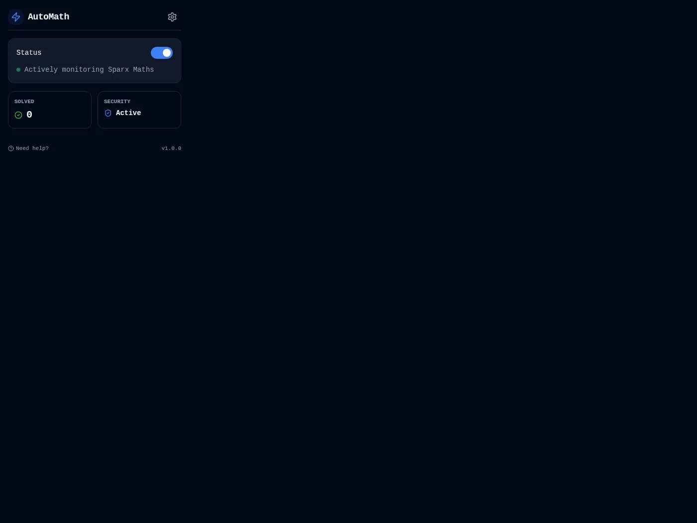 SparkX AutoMath Extension