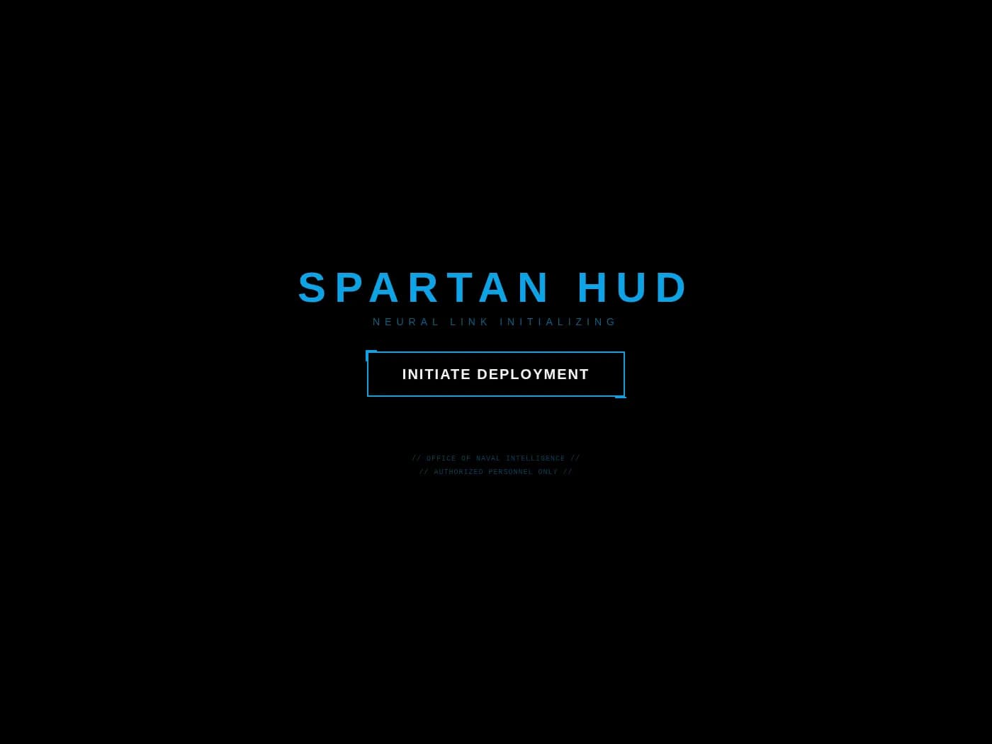 Halo Spartan HUD Experience