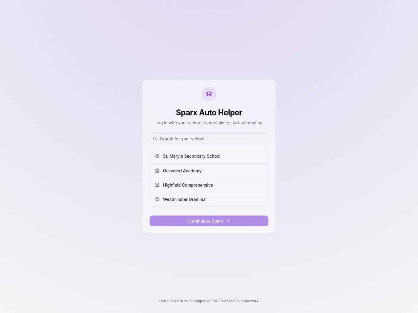 Sparx Auto Homework Helper