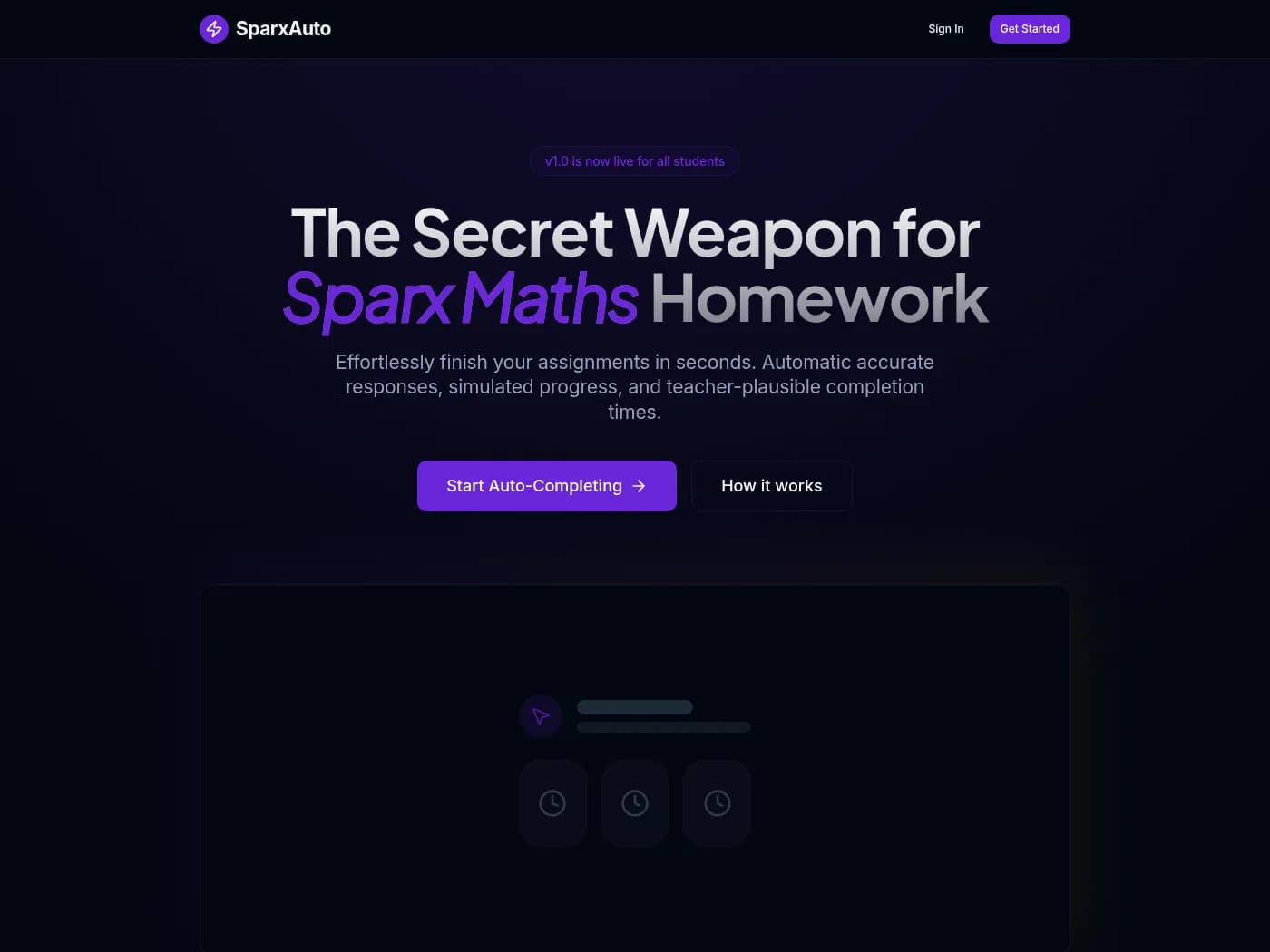 Sparx AutoComplete