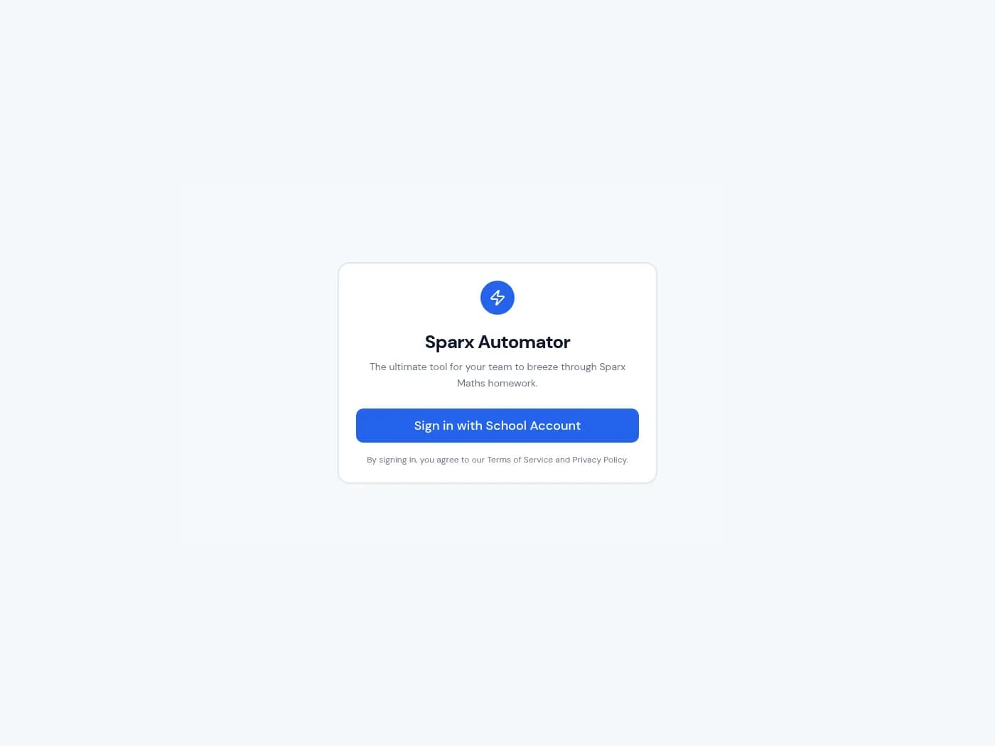Sparx Homework Automator