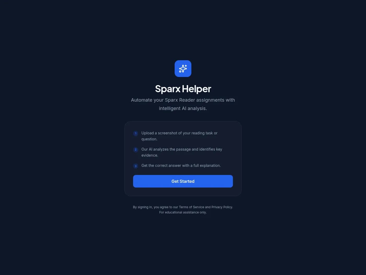 Sparx Reader AI Assistant