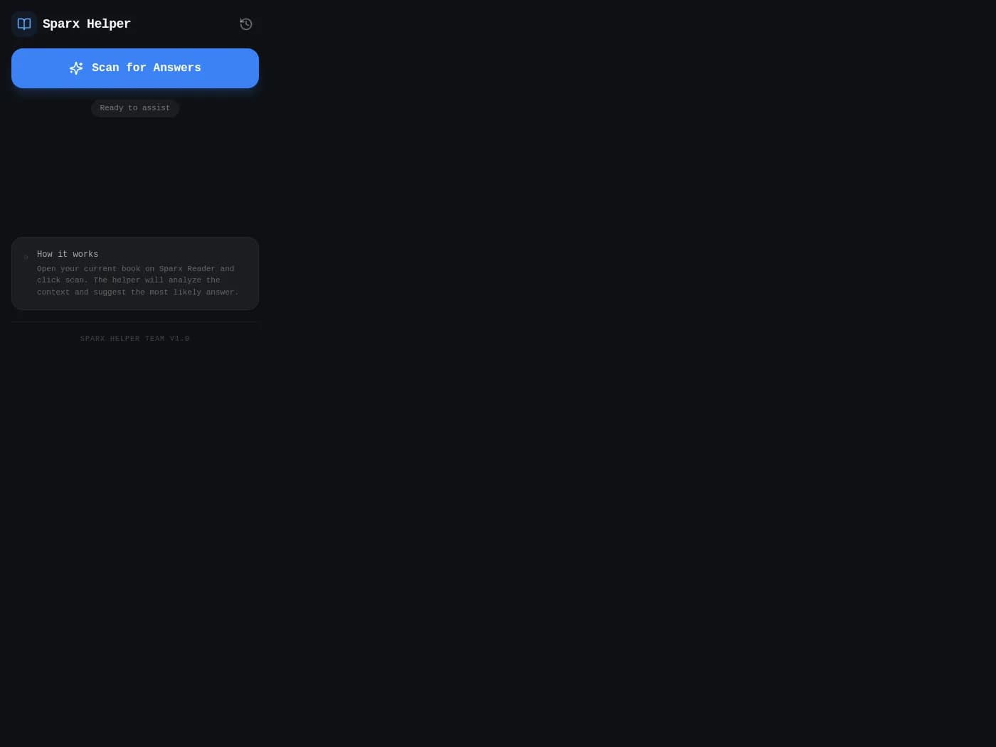 Sparx Reader Helper