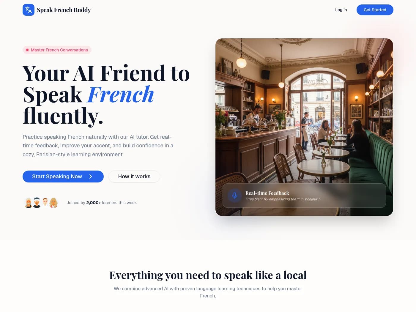 Speak French Buddy