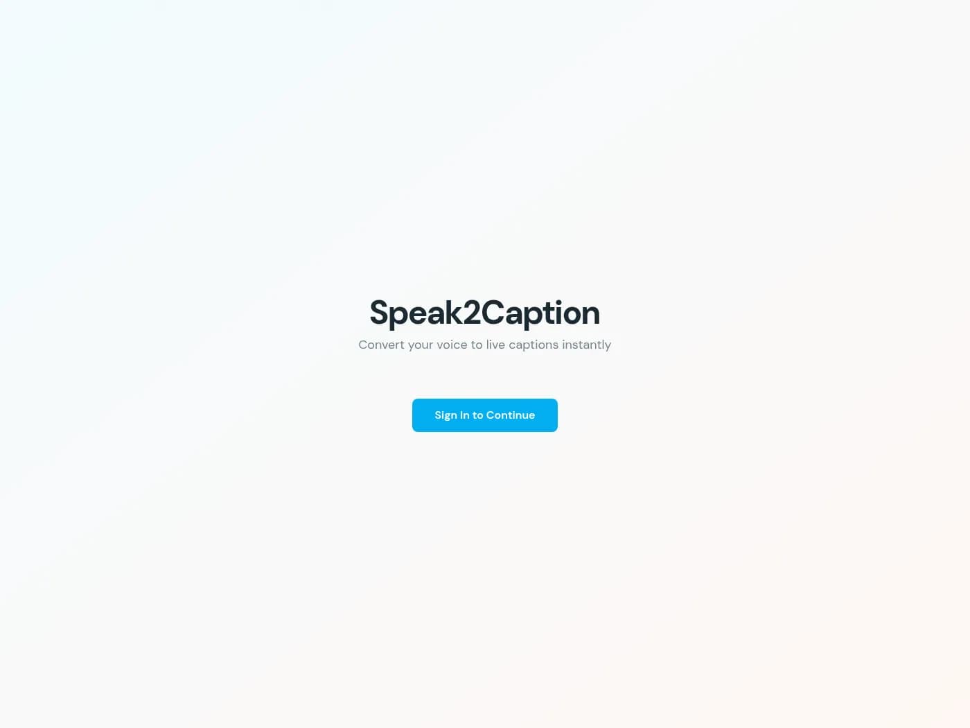 Speak2Caption