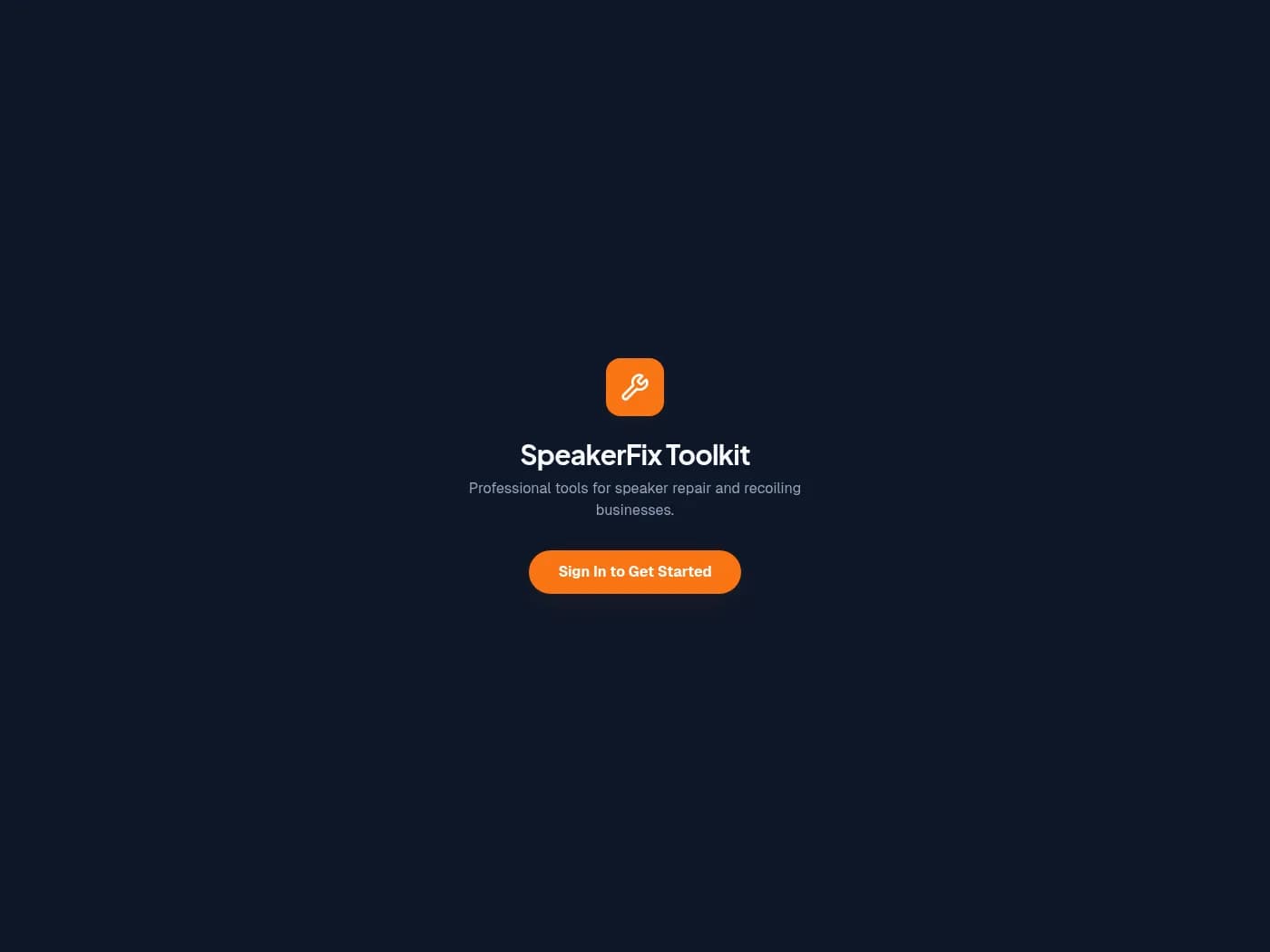 Speaker Repair Toolkit