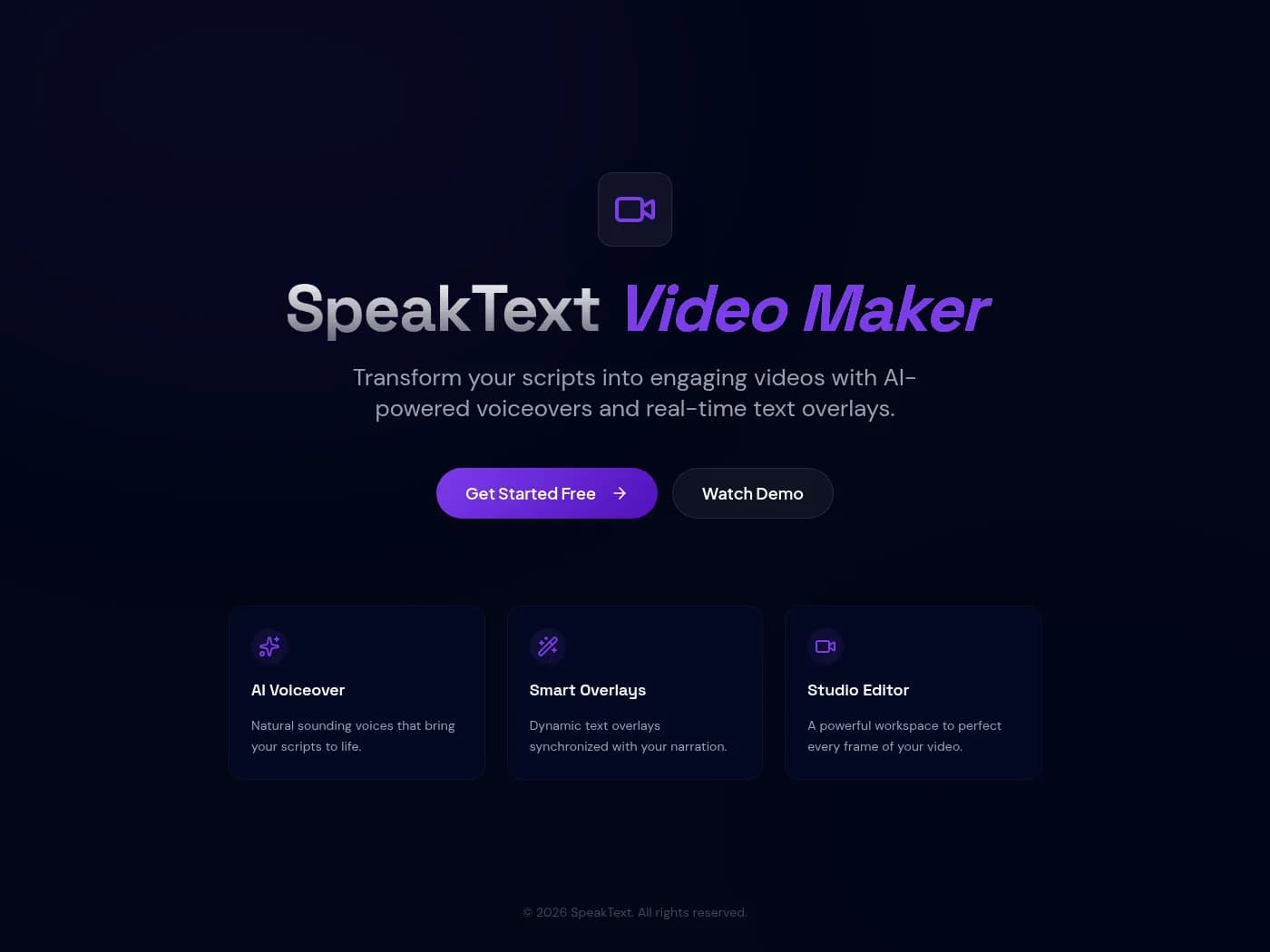 SpeakText Video Maker