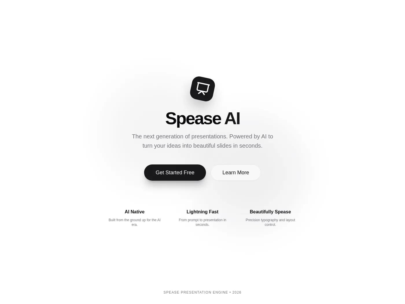Spease Presentation Deck