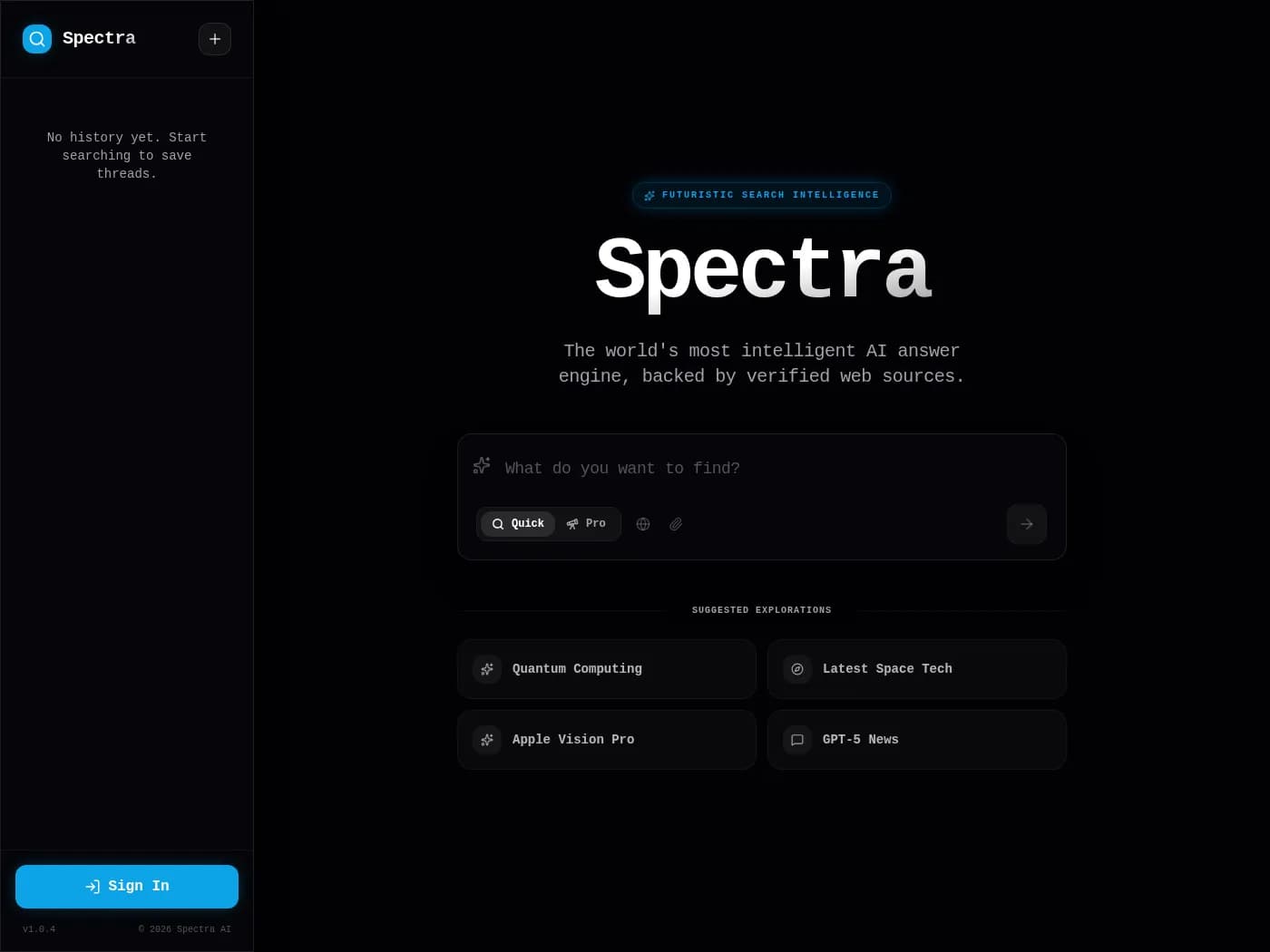 Spectra AI Search