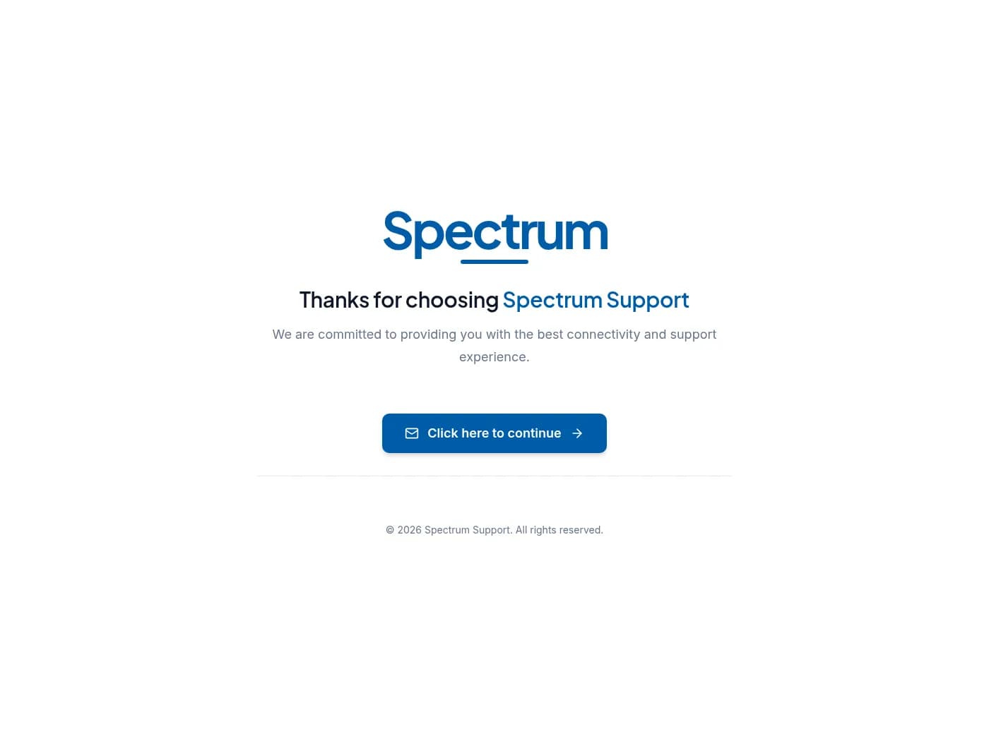 Spectrum Landing Page
