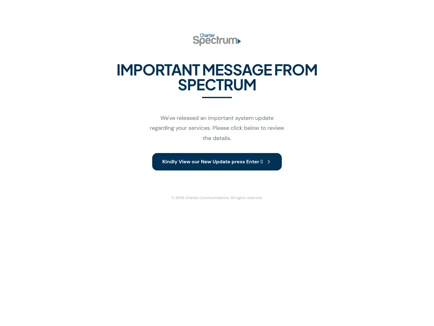 Spectrum Notice Page