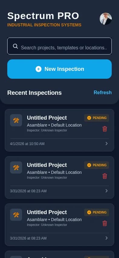 Spectrum PRO QC App