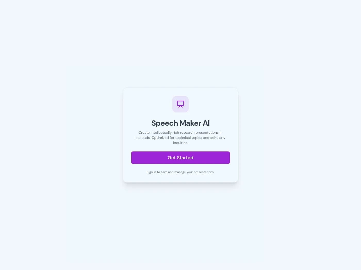 Instant Speech Maker