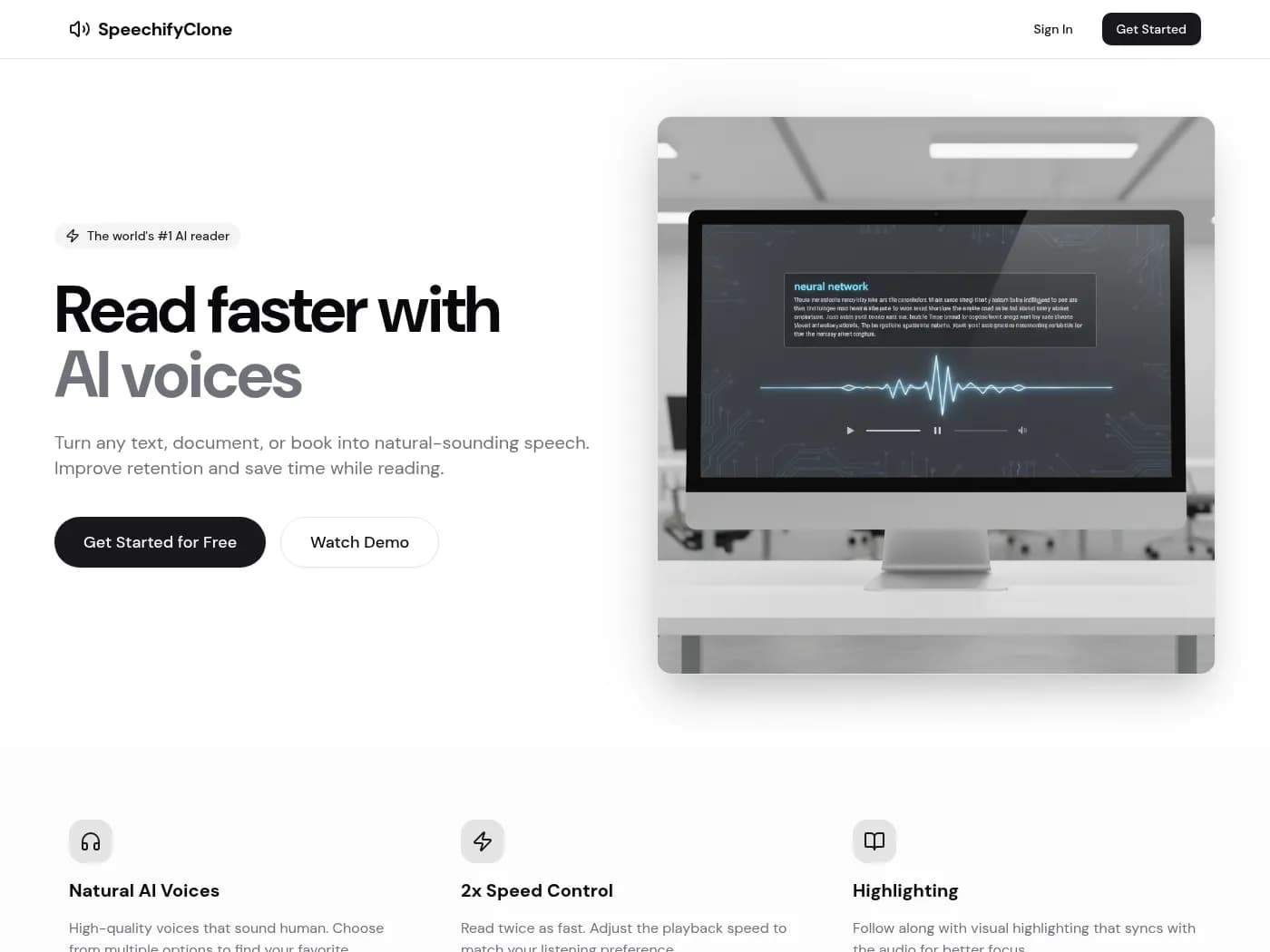 Speechify Clone