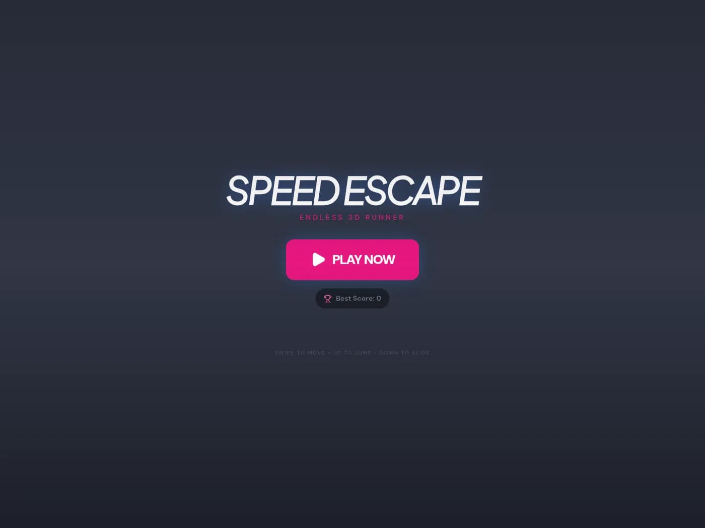 Speed Escape 3D Runner