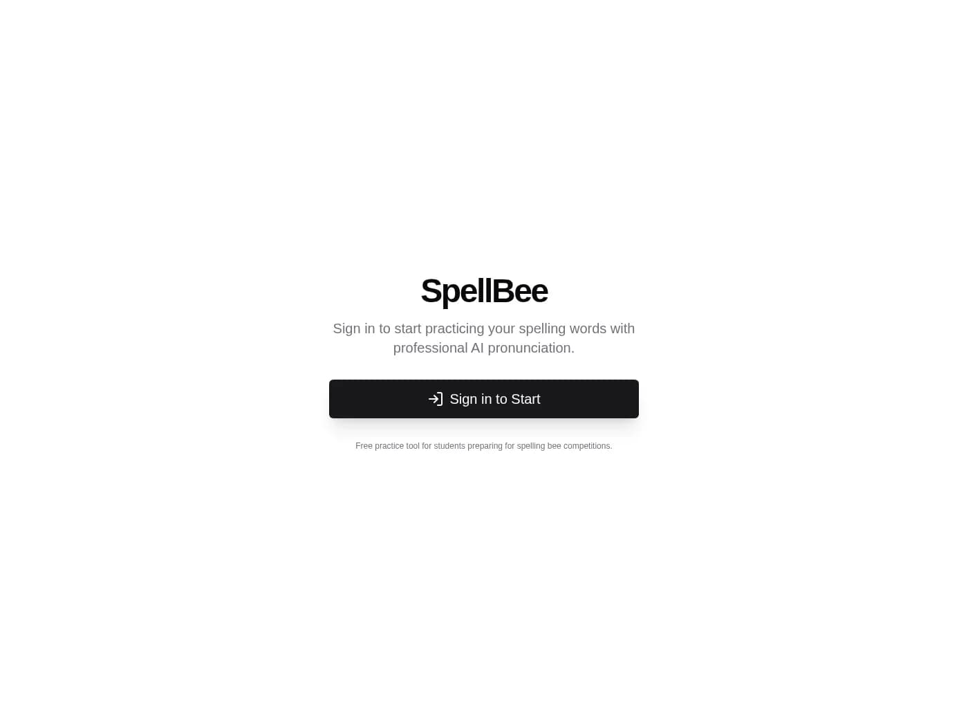 SpellBee Trainer