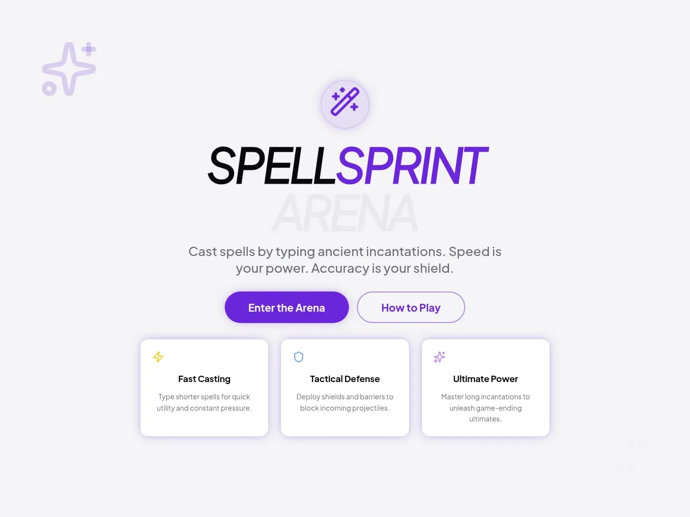 SpellSprint Arena