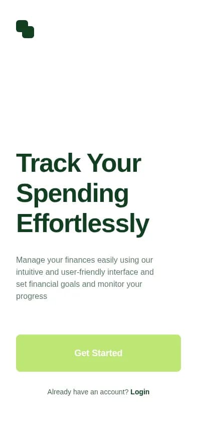 Spend Tracker UI Kit
