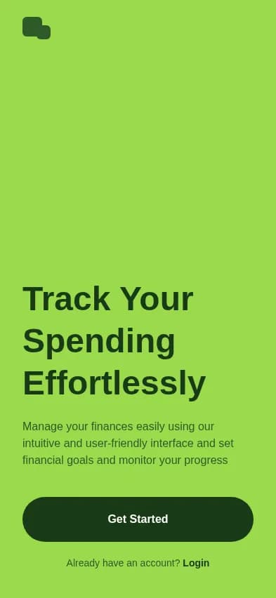 Spend Tracker UI Kit