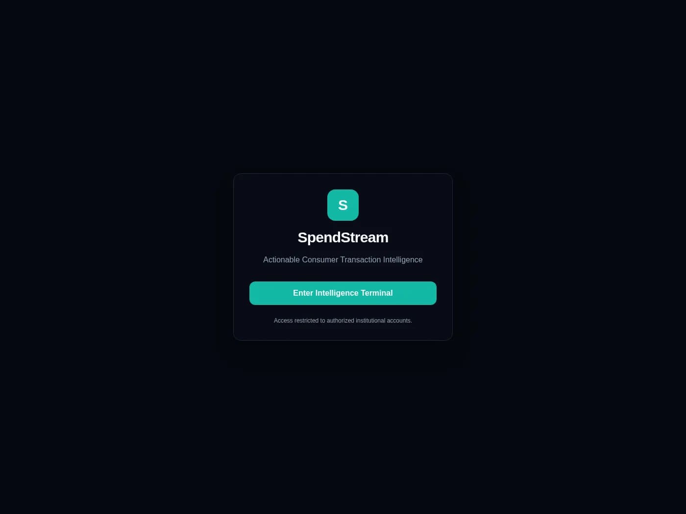 SpendStream Dashboard