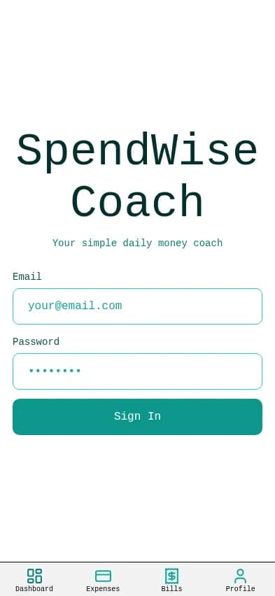 SpendWise Coach