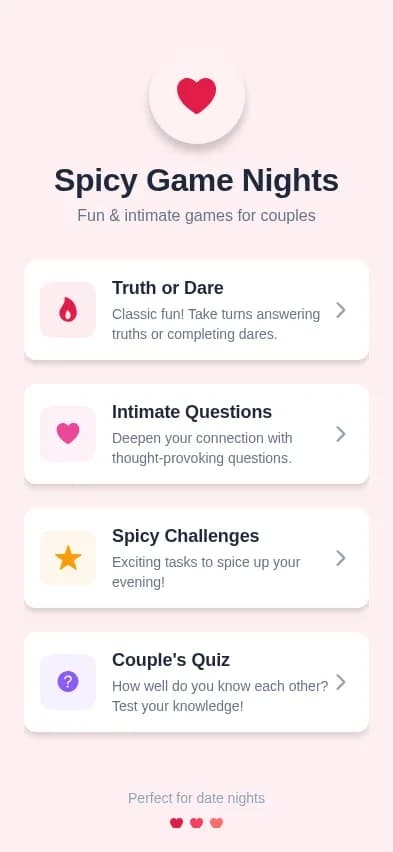 Spicy Game Nights