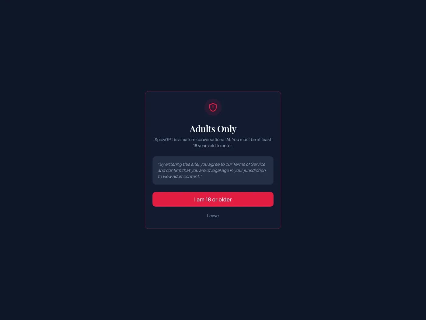 SpicyGPT Chatbot