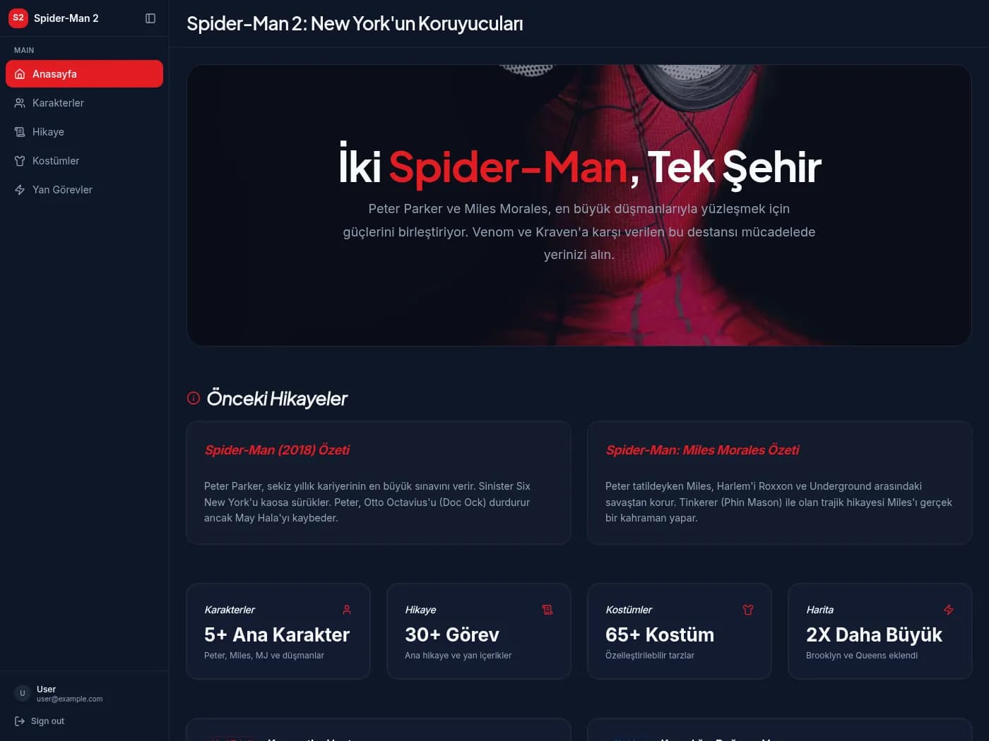 Spider-Man 2 Story App