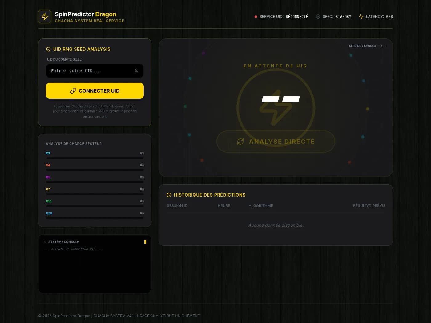 SpinPredictor Live