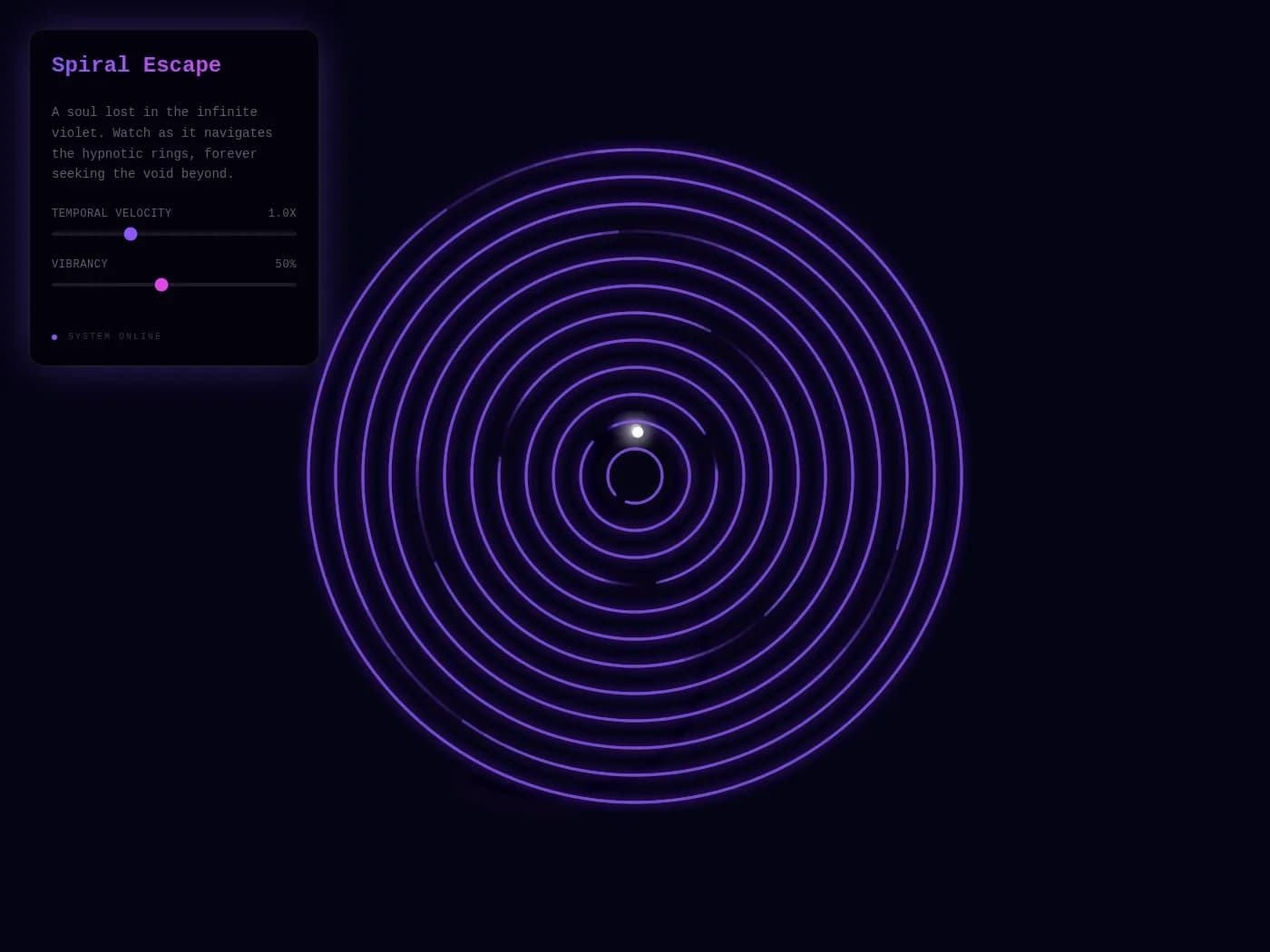 Hypnotic Spiral Maze