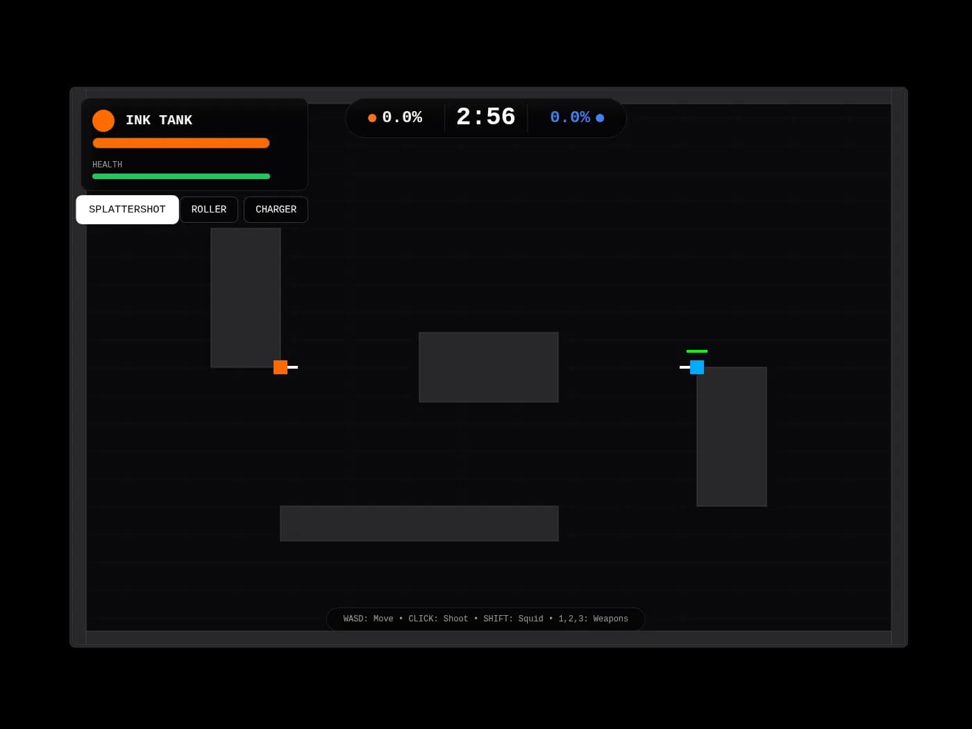 Pixel Splatoon Arena