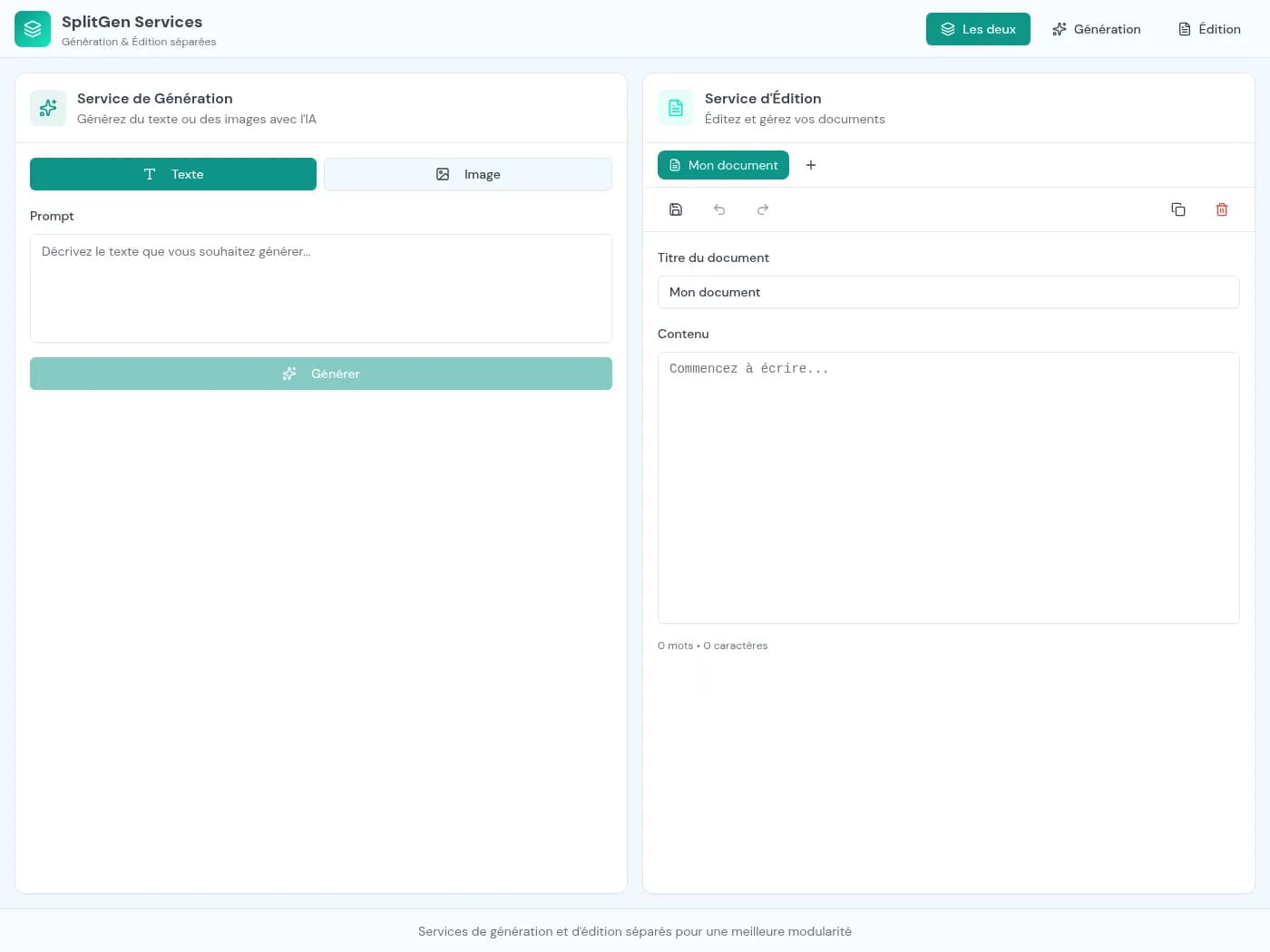 SplitGen Services